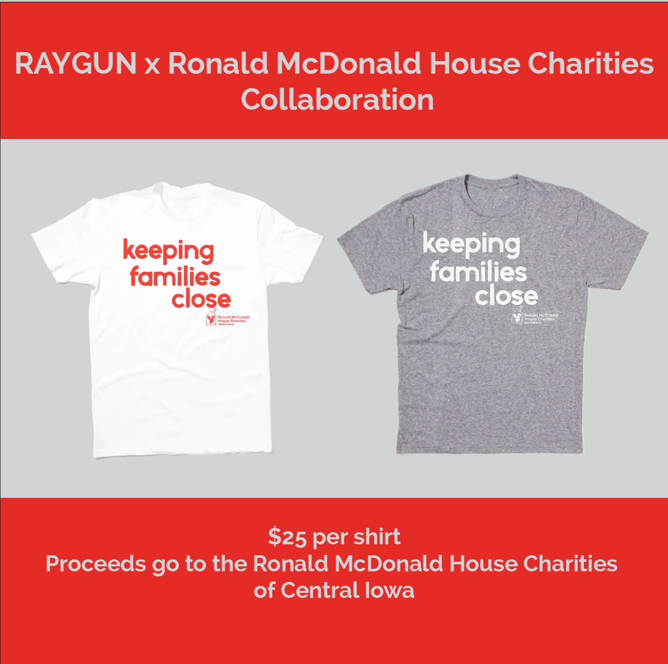 RMH Des Moines X Raygun T-shirts!